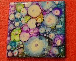 Alcohol Ink Tiles